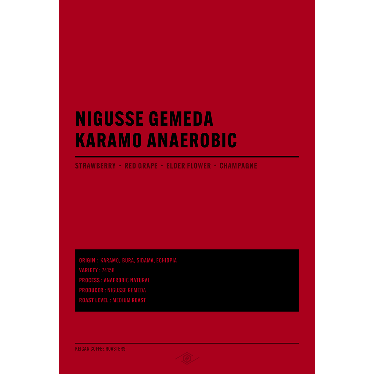 Ethiopia Niguse Gemeda Karamo Anaerobic Natural – KEIGAN COFFEE ROASTERS